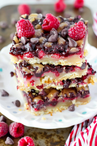 Chocolate Raspberry Magic Bars