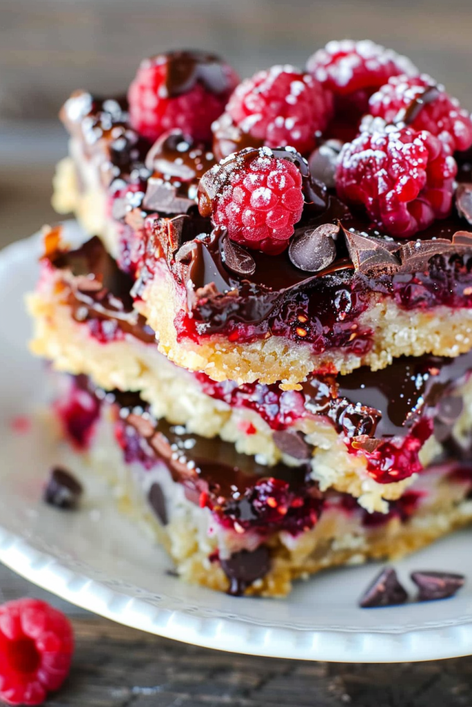 Chocolate Raspberry Magic Bars