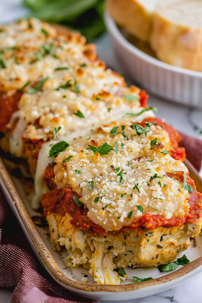 Parmesan Chicken Meatloaf