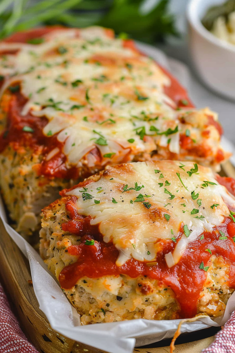Parmesan Chicken Meatloaf