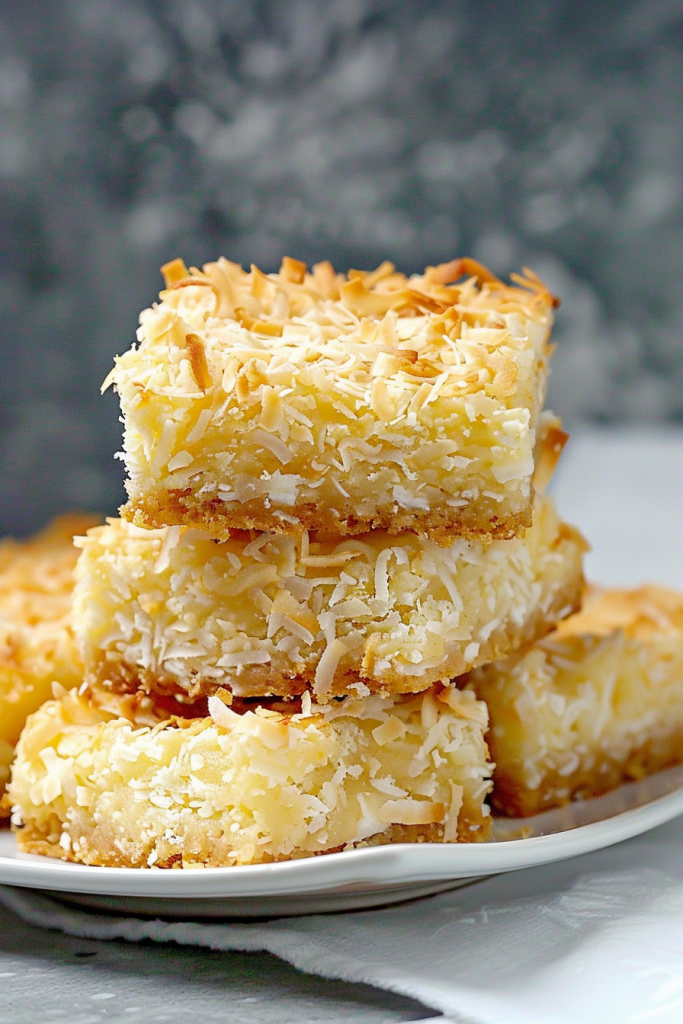 Buttery Coconut Bars