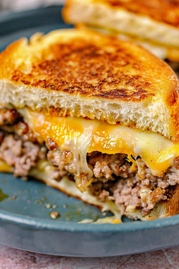 Cheesy Patty Melts with Special Sauce