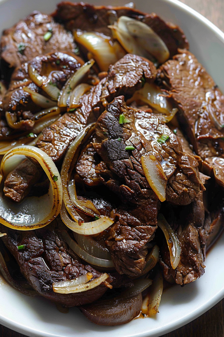 Classic Beef Liver with Sauteed Onions