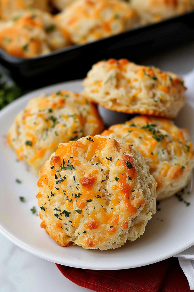 Homemade Cheddar Garlic Biscuits