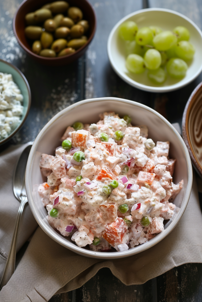 Deviled Ham Salad - Quick and Flavorful Appetizer - APPETIZERS
