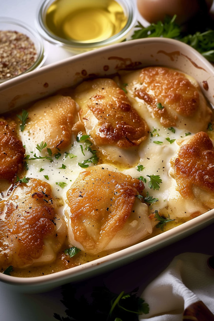 Tender Chicken Delight - Creamy and Cheesy Recipe