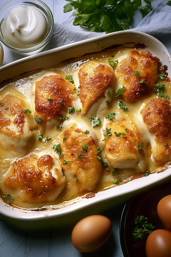 Tender Chicken Delight - Creamy and Cheesy Recipe
