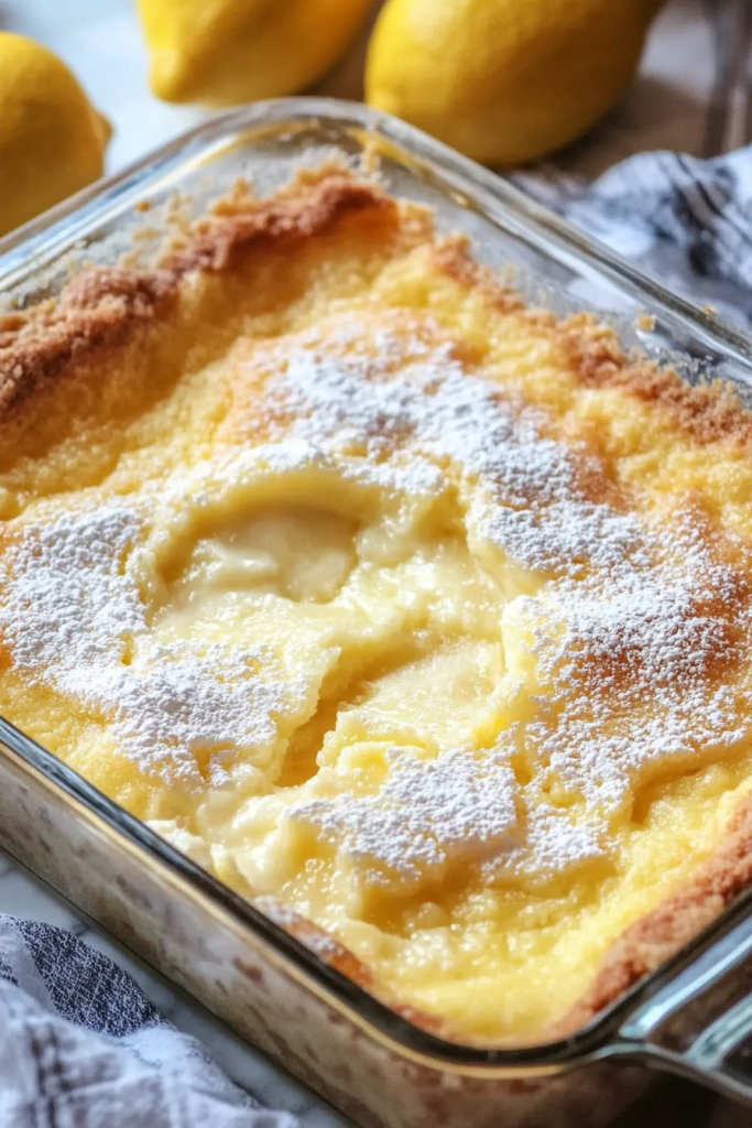 Lemon Cream Cake – Easy & Refreshing