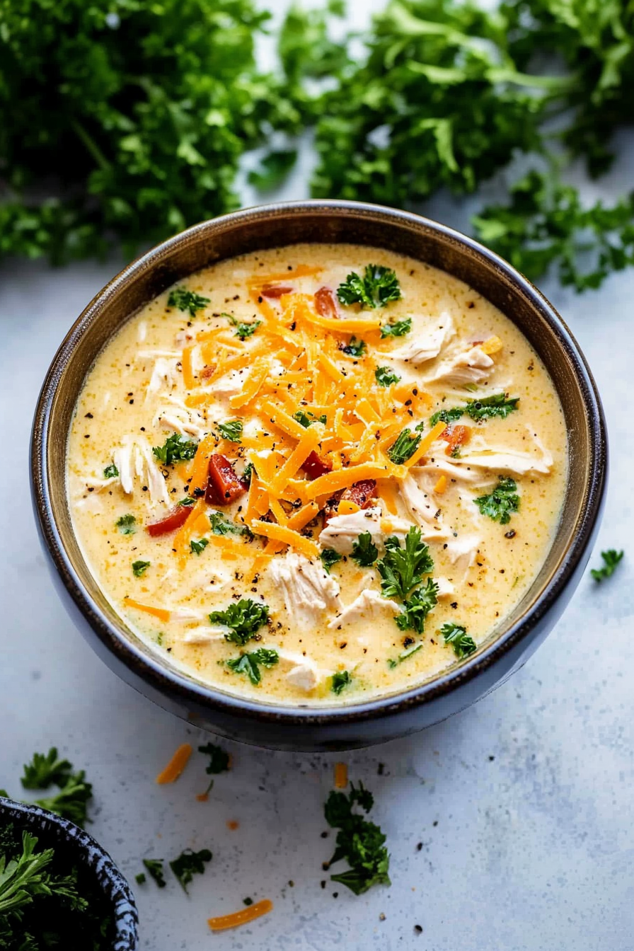Slow Cooker Crack Chicken Potato Soup