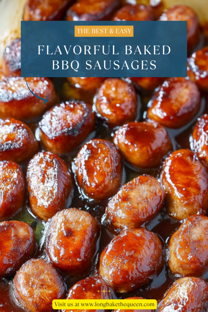 Flavorful Baked BBQ Sausages