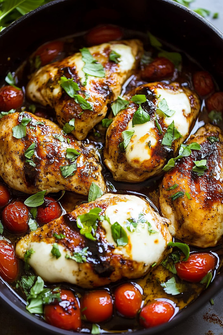 One Pan Balsamic Chicken Recipe