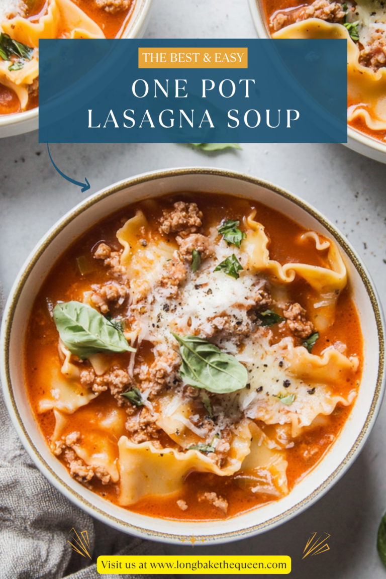 One Pot Lasagna Soup
