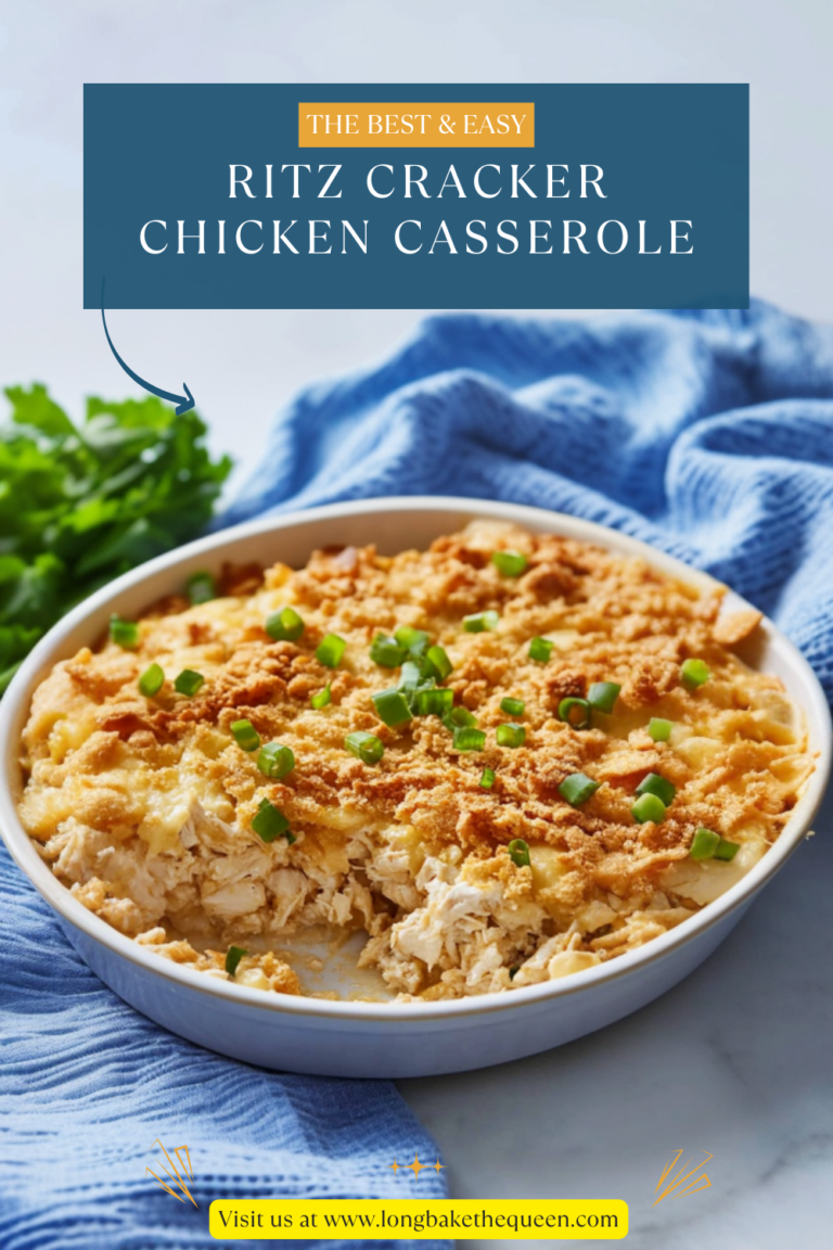 Ritz Cracker Chicken Casserole