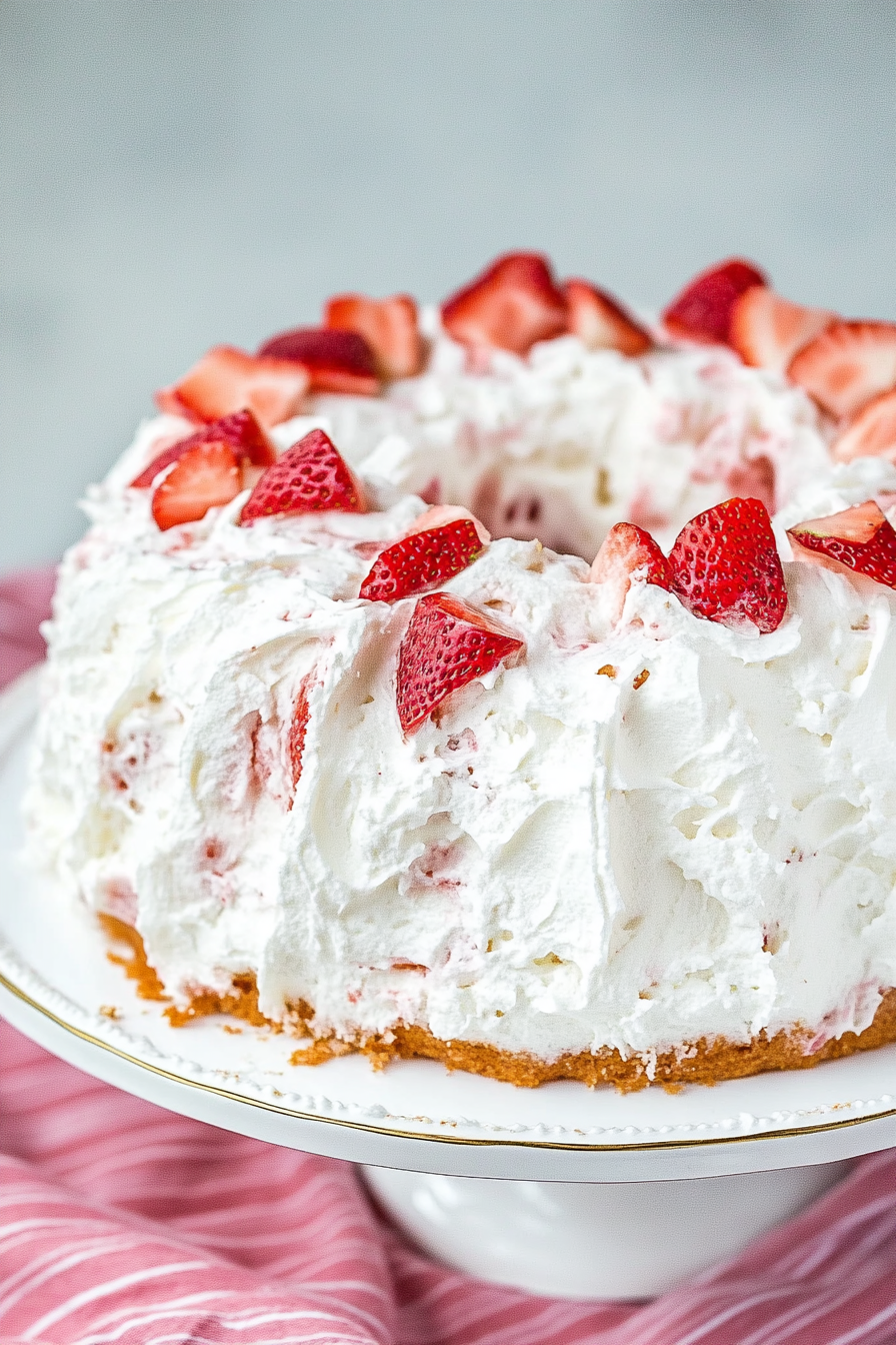 Strawberry Angel Cake