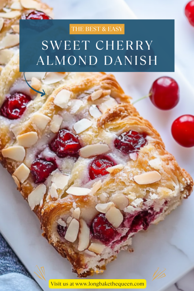 Sweet Cherry Almond Danish