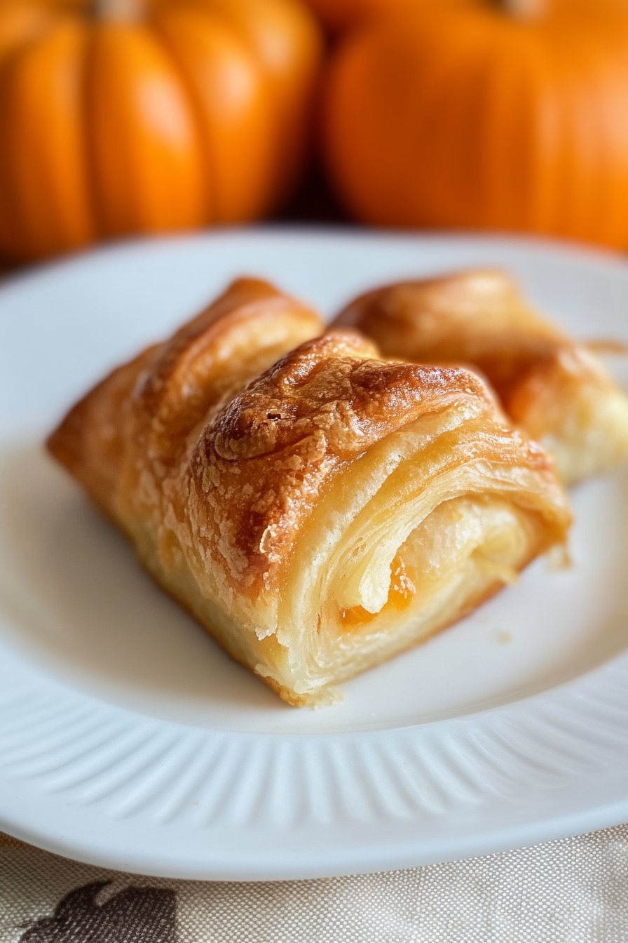 Pumpkin Cream Cheese Dumplings